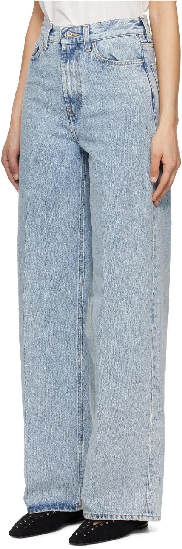 TOTEME High-waisted Straight-leg Jeans