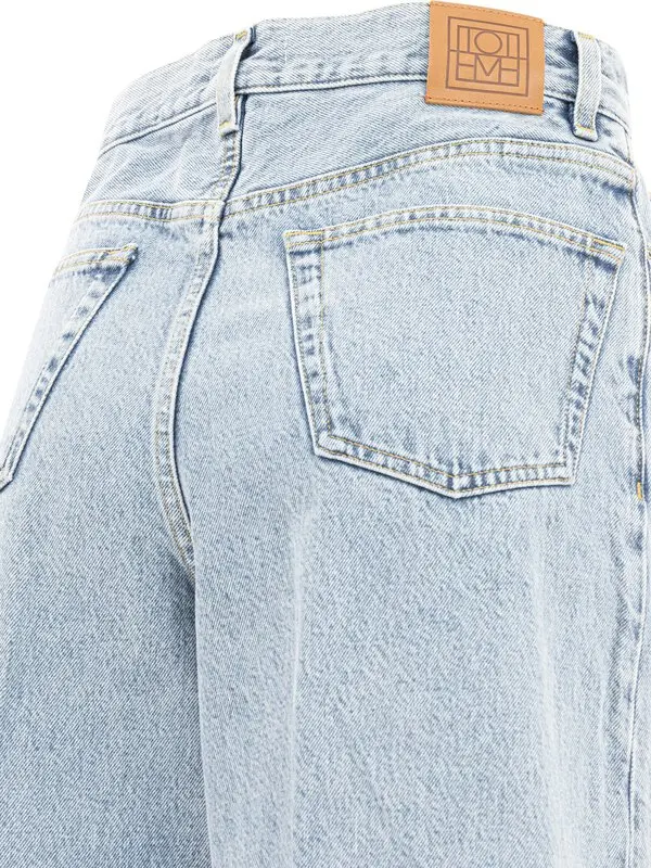 TOTEME High-waisted Straight-leg Jeans