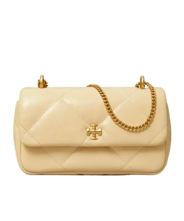 Tory Burch Kira Diamond Quilted Mini Shoulder Bag - Yellow