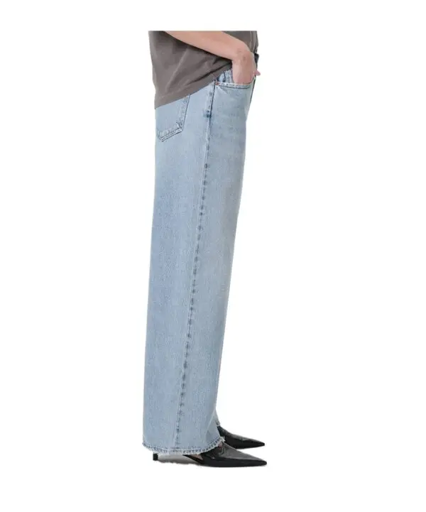 AGOLDE Low-waisted Straight-leg Jeans