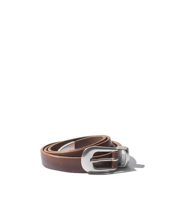 Our Legacy Western Leather Buckle Belt - Multicolor