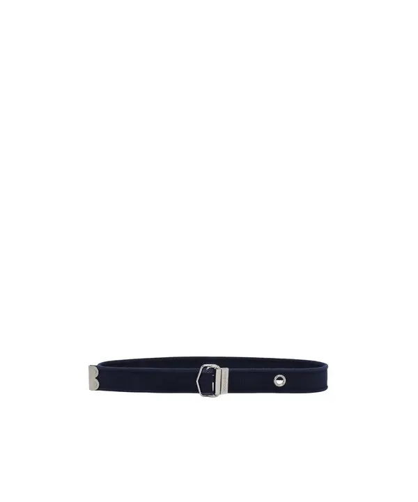 Dolce & Gabbana Branded Tape Belt - Black