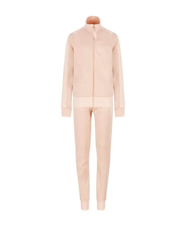 Fendi Rama Tracksuit Set With Embossed Ff Pattern - Pink