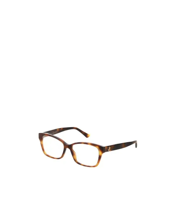 JIMMY CHOO Square Frame Glasses - Brown