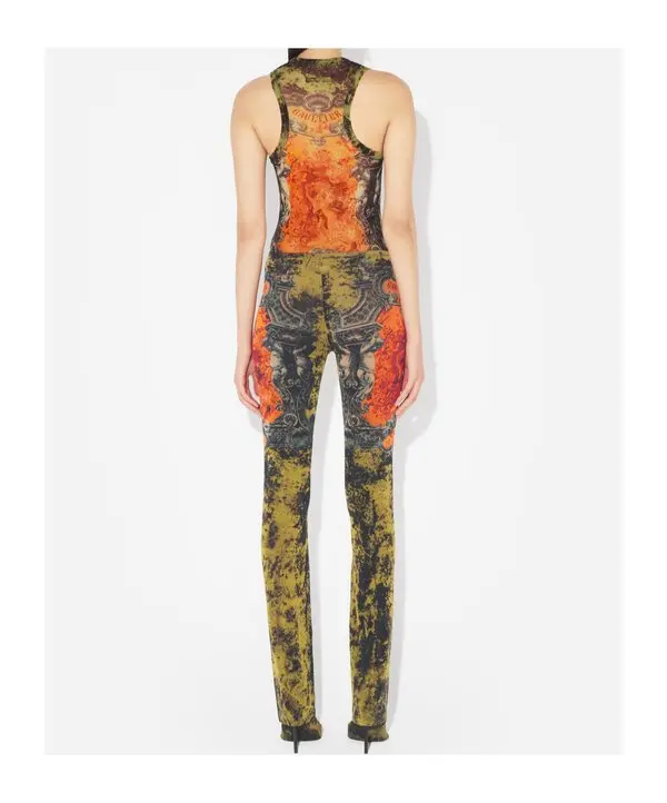 JEAN PAUL GAULTIER Médaillon" Stretch Pants