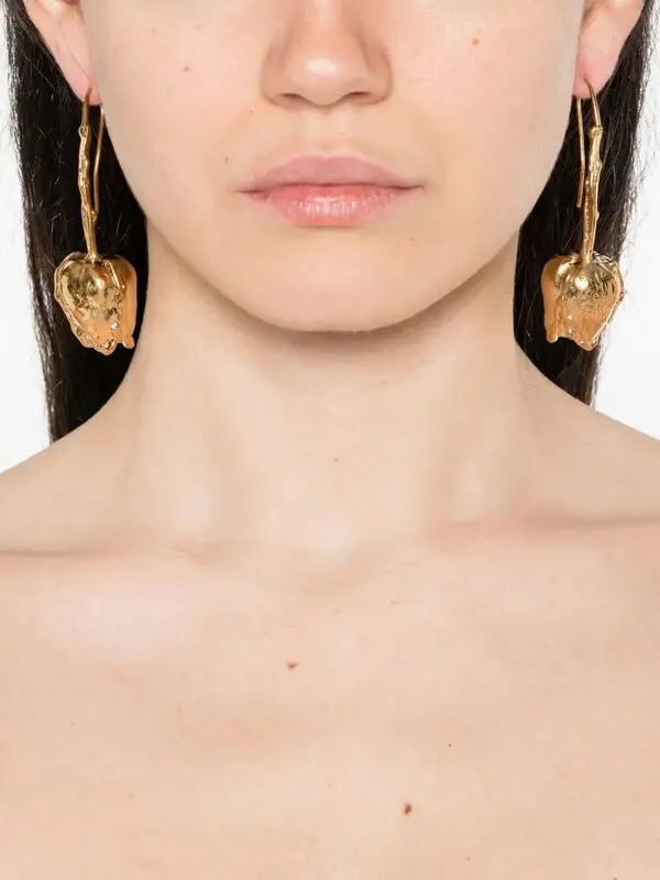 Marni Irregular Shape Earrings - Gold