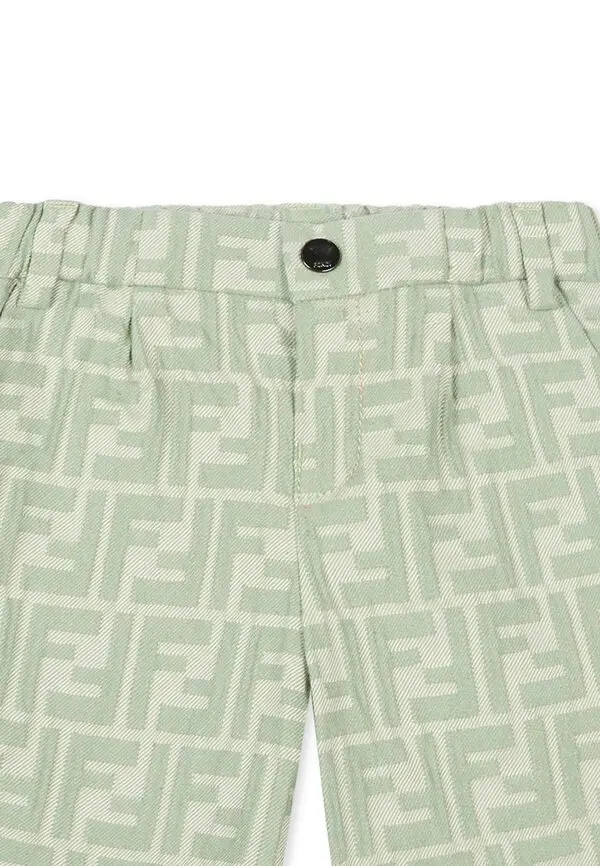 Fendi All-over Ff Monogram Shorts