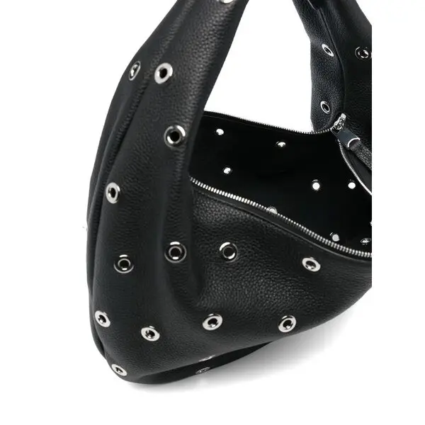 Khaite Medium Olivia Eyelet Detailed Hobo Bag