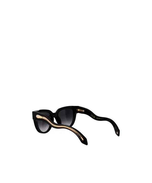 Roberto Cavalli Geometric Frame Sunglasses