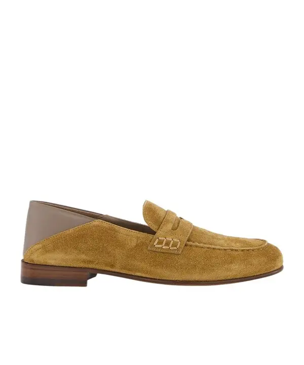 Manolo Blahnik Round Toe Loafers