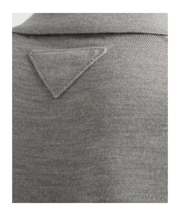 Prada Cashmere And Silk Polo Shirt