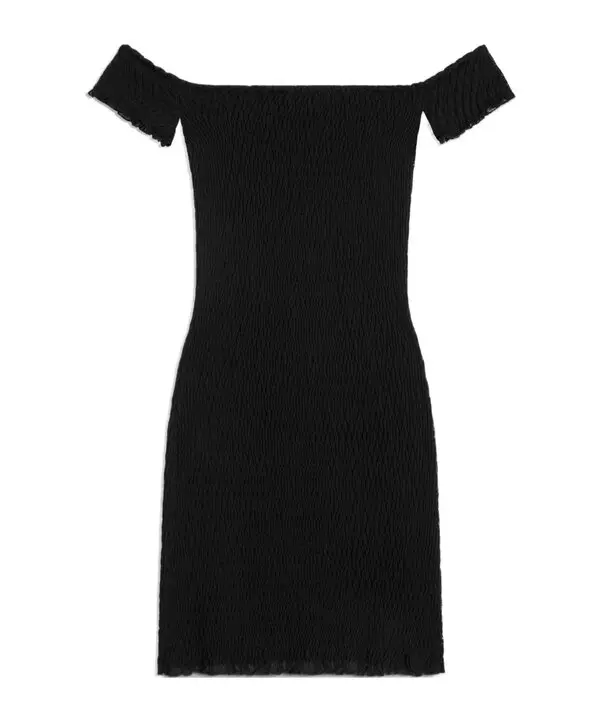 Celine Triomphe Gaufred Silk Mini Dress