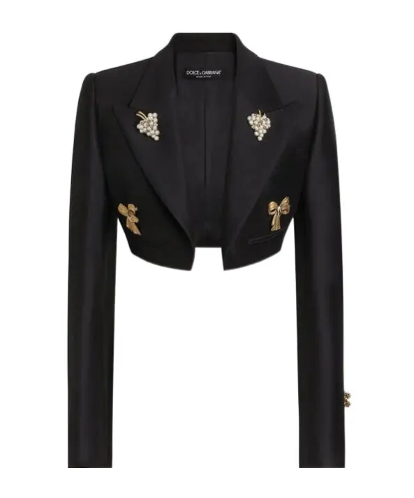 Dolce & Gabbana Long-sleeved Jacket - Black