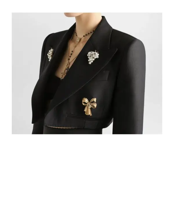 Dolce & Gabbana Embellished Cropped Jacket