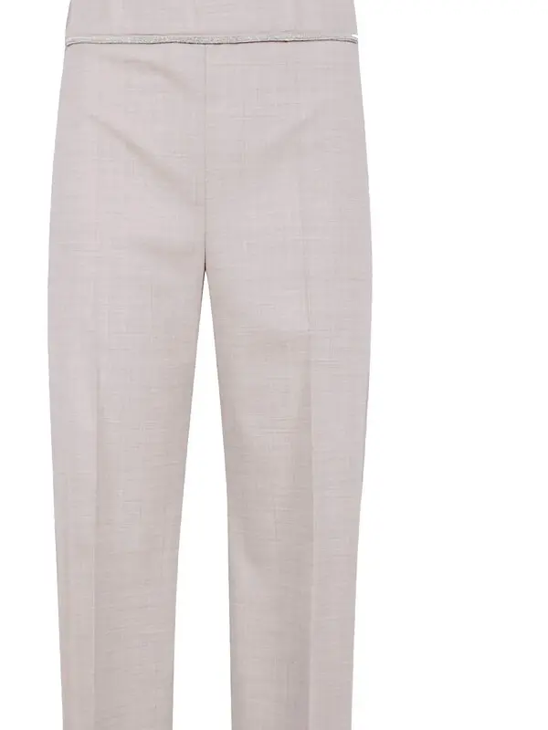 D.exterior Tailored Straight-leg Pants - White
