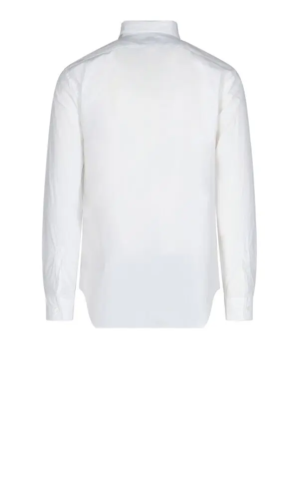 Aspesi Straight-point Collared Buttoned Shirt