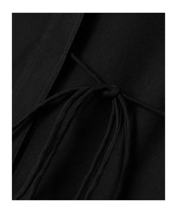 JIL SANDER Long Sleeve Collared Shirt Dress With Waist Tie