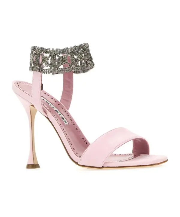 Manolo Blahnik Lierasan Embellished Sandals
