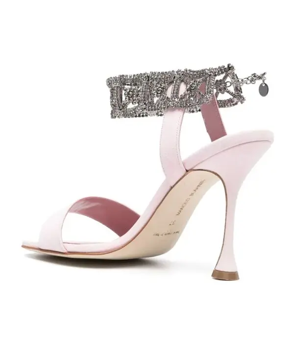 Manolo Blahnik Lierasan Embellished Sandals