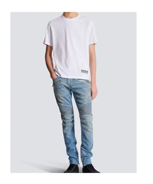 Balmain Small Stamp Printed T-shirt