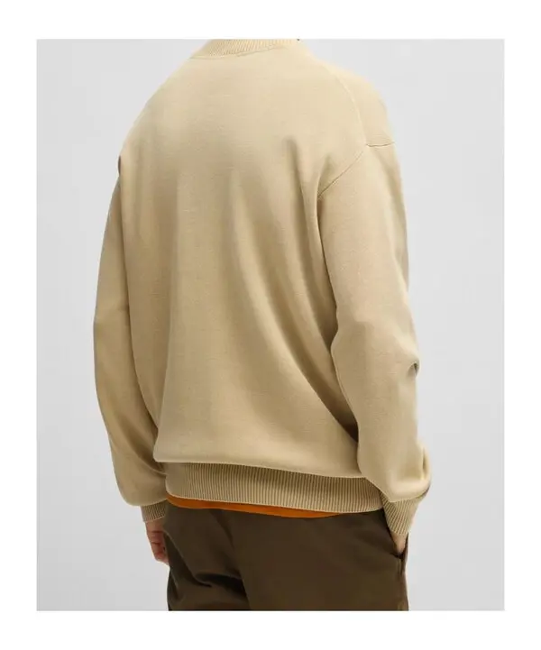 Hugo Boss Mock Neck Cotton Sweater