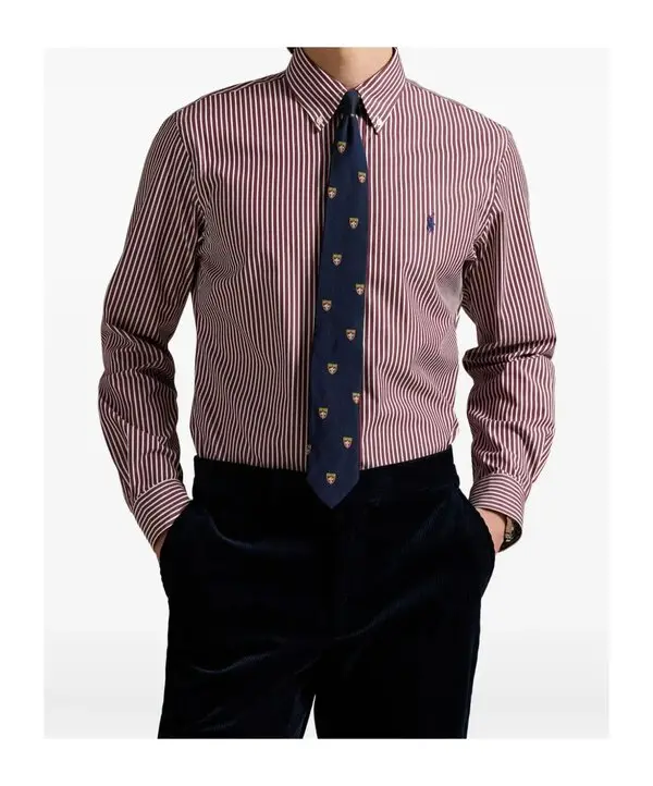 Polo Ralph Lauren Striped Button-down Shirt - Red