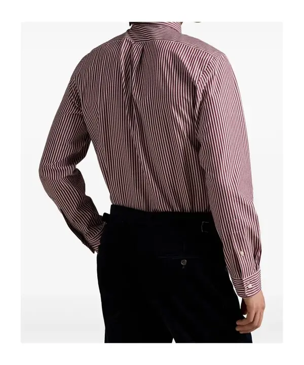 Polo Ralph Lauren Striped Button-down Shirt - Red