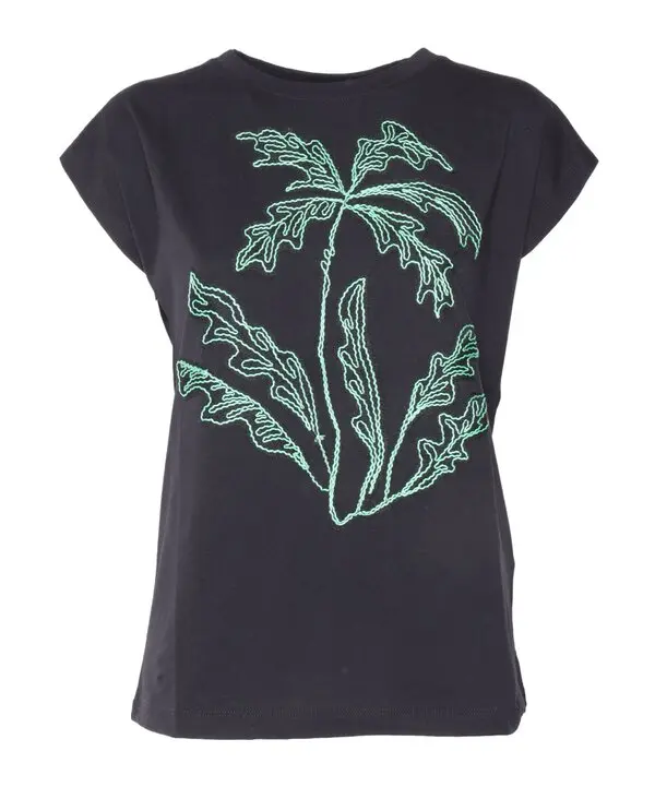Ermanno Scervino Short Sleeve Embroidered T-shirt