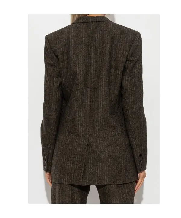 Isabel Marant Étoile Long Sleeve Pinstripe Blazer