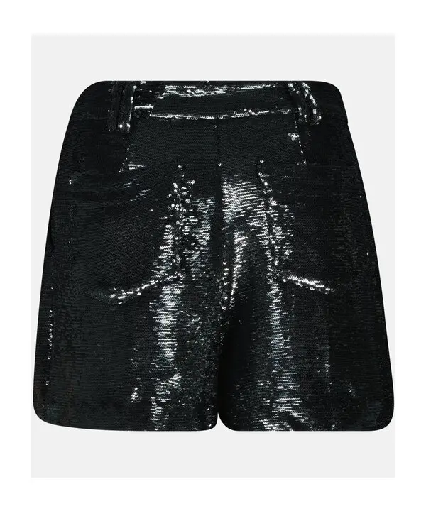 IRO PARIS Sequined High Waist Shorts
