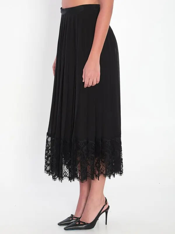 Dolce & Gabbana Lace-trim Midi Skirt