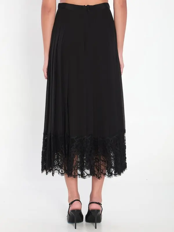 Dolce & Gabbana Lace-trim Midi Skirt
