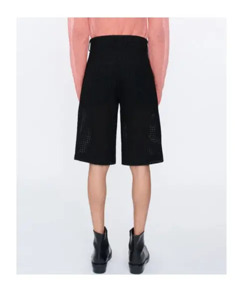 Séfr Textured Cutout Shorts