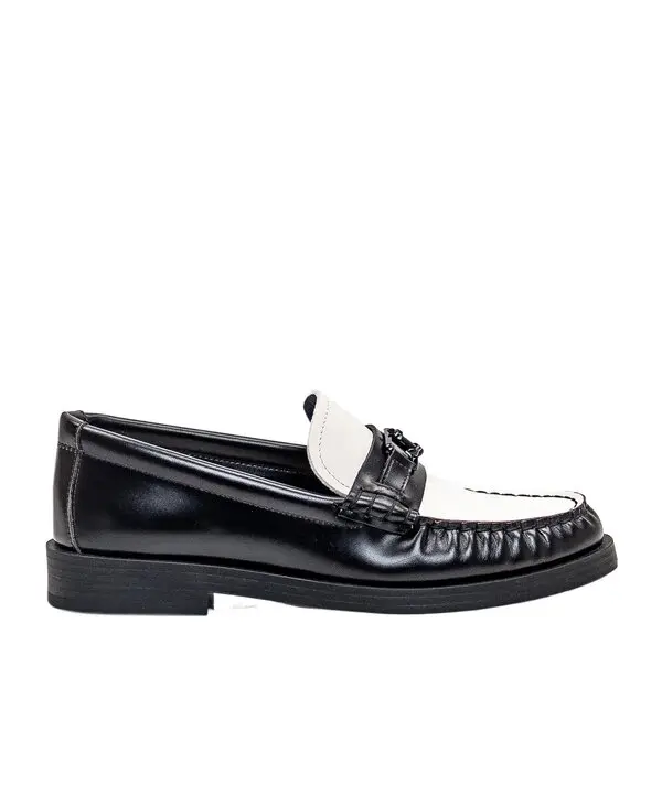 JIMMY CHOO Round Toe Slip-on Loafers