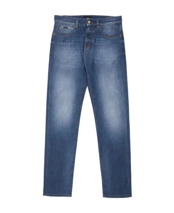Zegna Middle Waist Straight Leg Jeans
