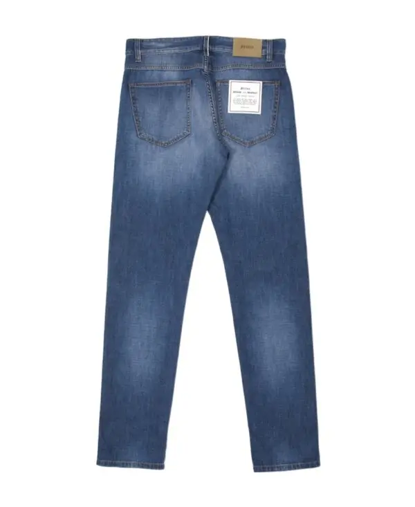 Zegna Middle Waist Straight Leg Jeans