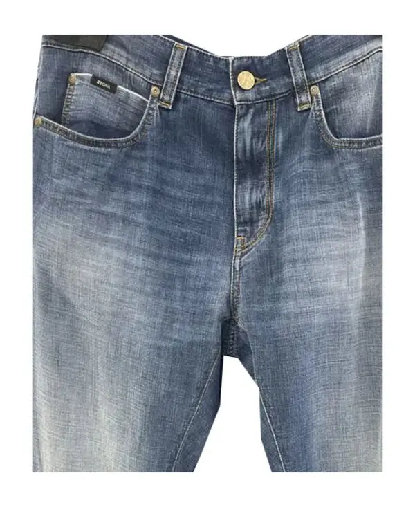 Zegna Middle Waist Straight Leg Jeans