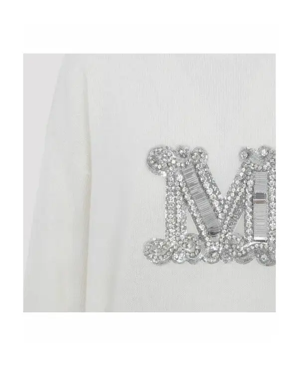 Max Mara Palato Sequin-logo Jumper