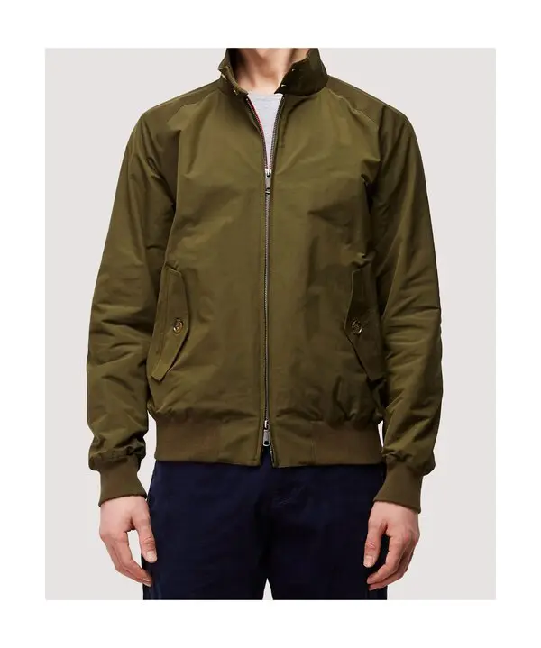 BARACUTA G9 Harrington Bomber Jacket - Green