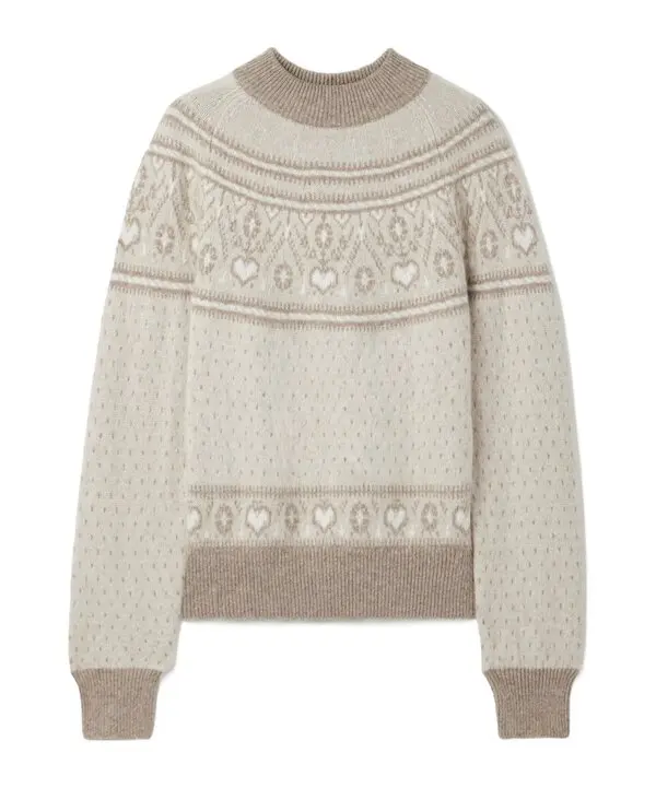Khaite Fair Isle Cashmere Sweater - No