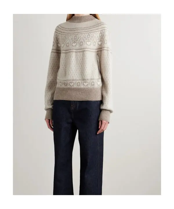 Khaite Fair Isle Cashmere Sweater - No