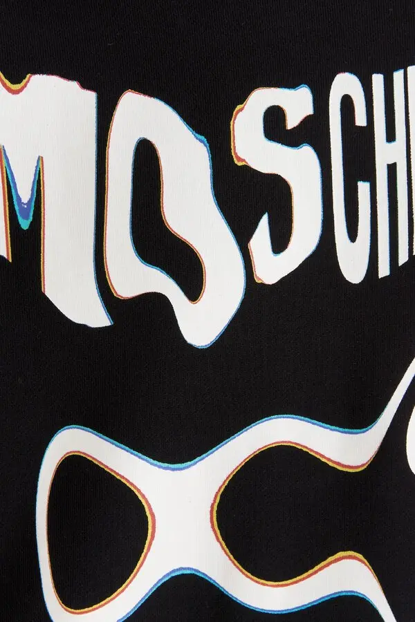 Moschino Glitch Effect Logo Sweatshirt