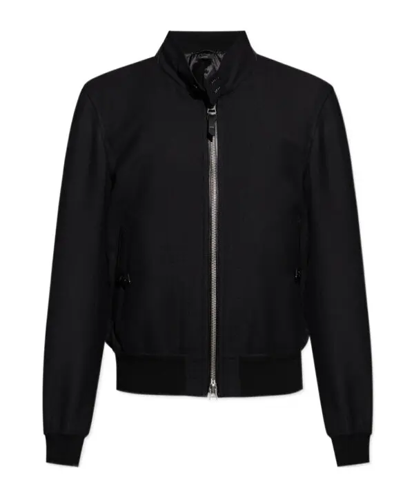 TOM FORD Zip-fastening Bomber Jacket - Black