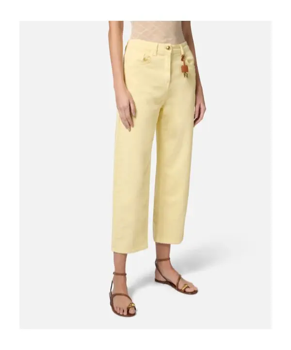 Elisabetta Franchi Logoed Charm Jeans
