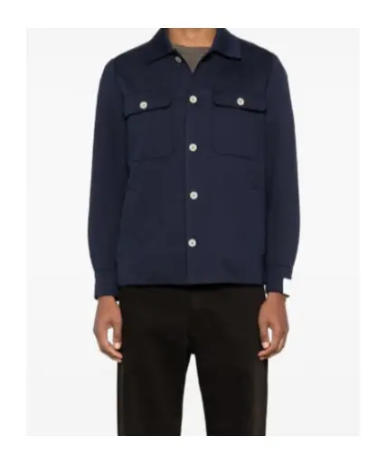 Eleventy Pocket Button Shirt