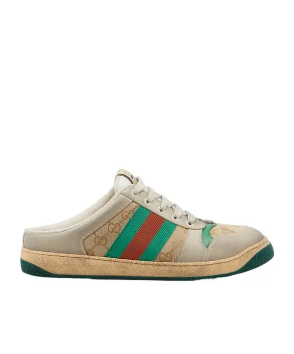 Gucci Screener Sneakers With Vintage Logo