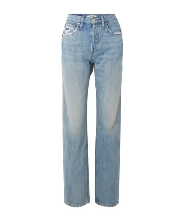 RE/DONE Belt Loop Distressed Jeans