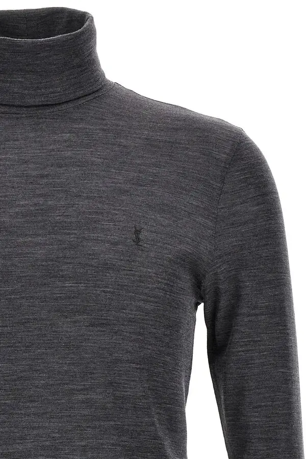 Saint Laurent Long-sleeved Turtleneck Jumper