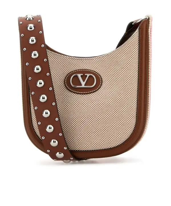 Valentino Garavani Antibes Logo Plaque Bucket Bag