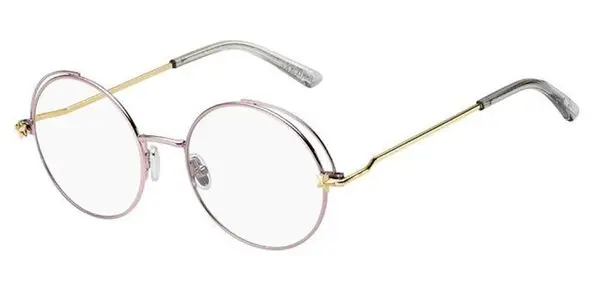 JIMMY CHOO Eyeglasses Round Frame Glasses - White